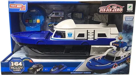 SIX-SIX-ZERO nagy méretű rendőrségi hajó kiegészítőkkel TŰZOLTÓ | BIANO