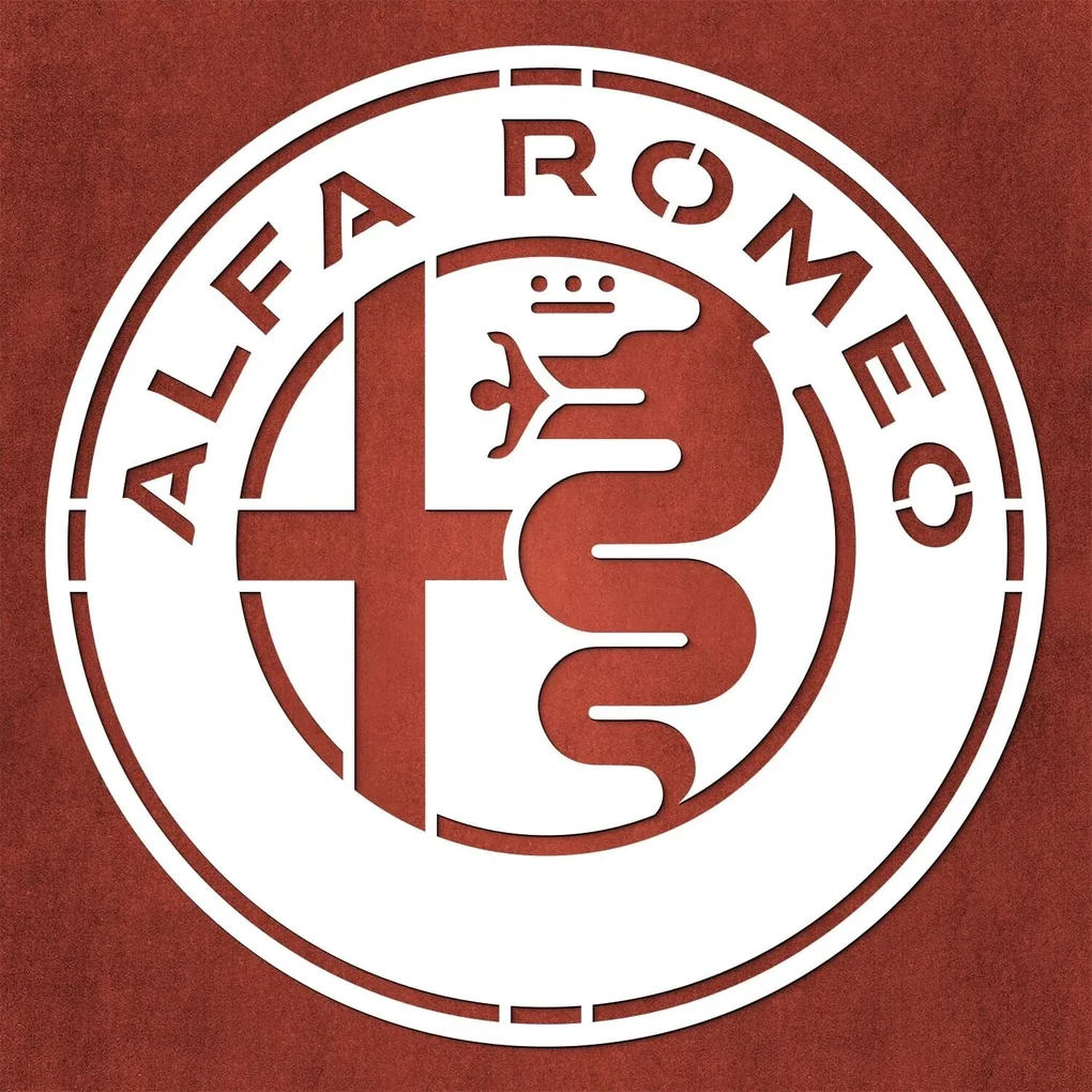 DUBLEZ | Fali fa logó - Alfa Romeo | BIANO