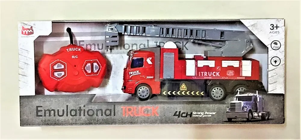 Emulational Truck RC Távirányítós Kosaras Tűzoltó Autó Teherautó ...