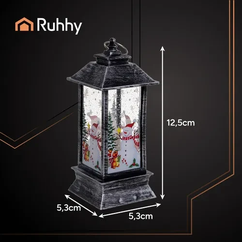 Silver LED Christmas Lantern Ruhhy 26755 | BIANO