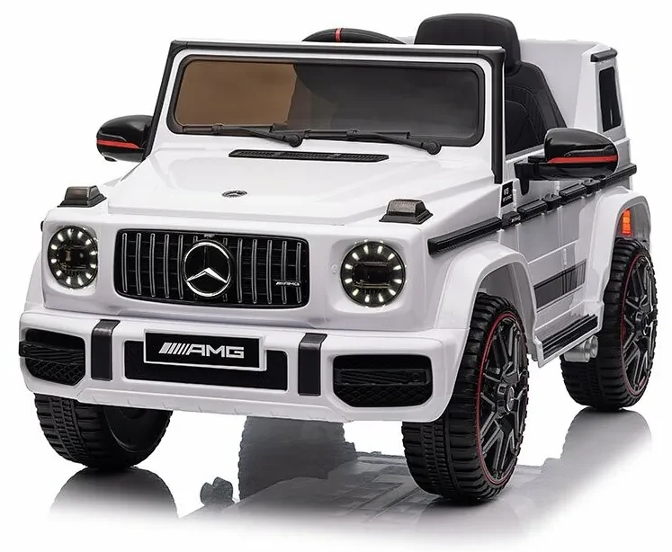 Baby Mix Mercedes-Benz, G63 AMG gyerek elektromos autó, fehér | BIANO