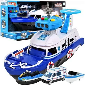 SIX-SIX-ZERO nagy méretű rendőrségi hajó kiegészítőkkel TŰZOLTÓ | BIANO